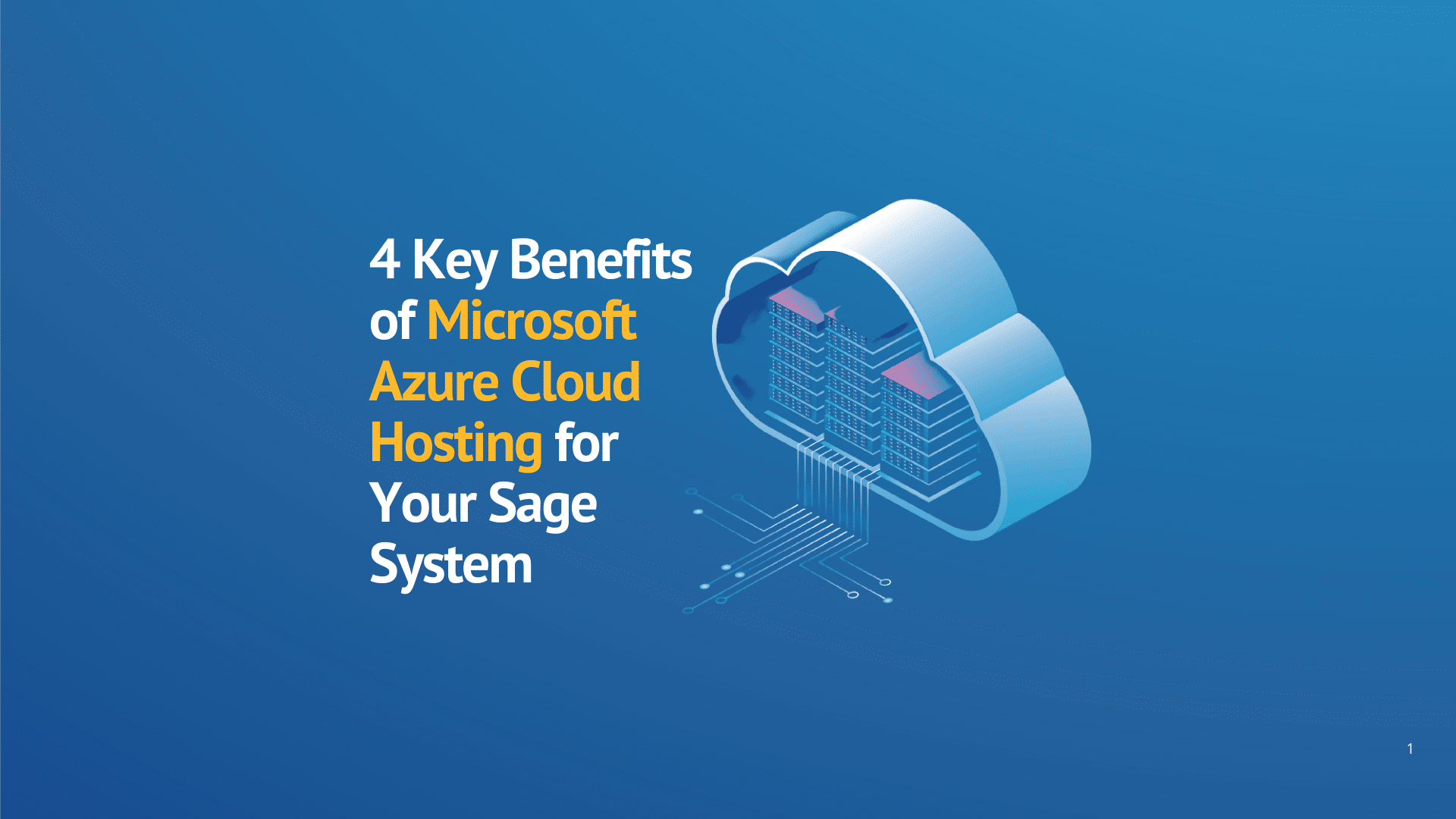 Infographic: 4 Key Benefits of Microsoft Azure Cloud Hosting - CompuData
