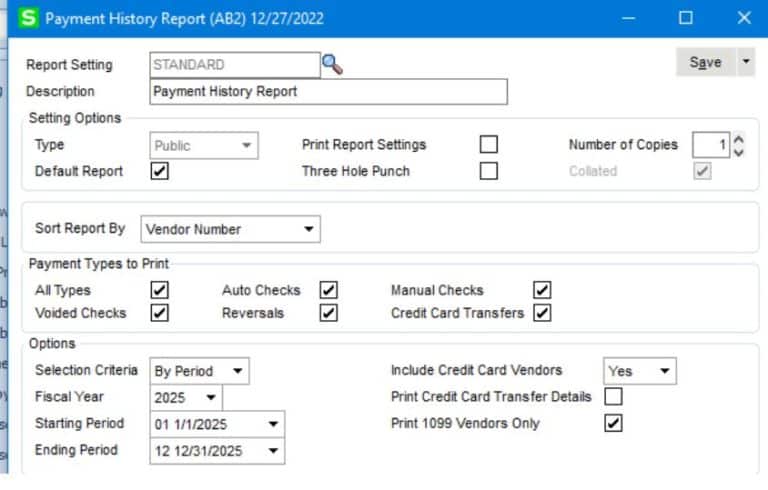How to Process 1099s in Sage 100 for 2022 Tax Year Invoices